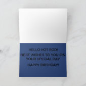 Hot Rod Birthday Card | Zazzle