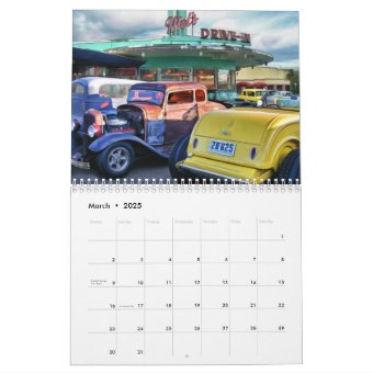 Hot Rod Calendar 1 | Zazzle