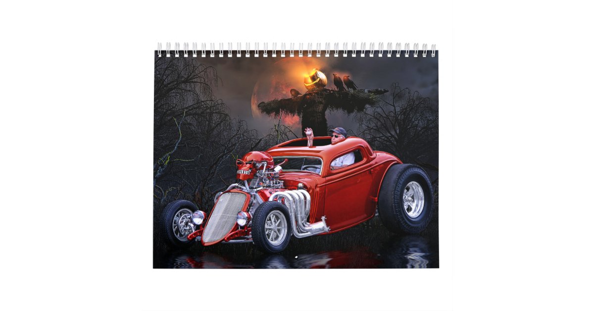 Hot Rod Calendar 1 | Zazzle