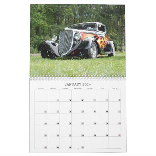 Hot Rod Calender by WRT Media Group Calendar | Zazzle
