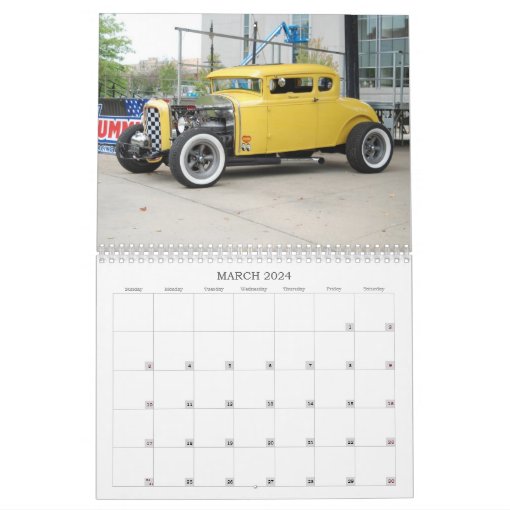 Hot Rod Calender by WRT Media Group Calendar | Zazzle