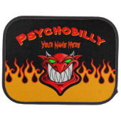 Hot Rod Custom Car Flames Psychobilly Custom Car Floor Mat | Zazzle