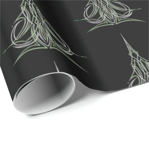 Hot Rod Custom Car Pinstripe Pinstriping Art Wrapping Paper | Zazzle