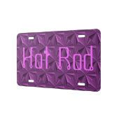 Hot Rod Hot Pink Custom License Plate by Janz | Zazzle