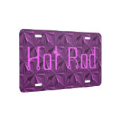 Hot Rod Hot Pink Custom License Plate by Janz | Zazzle