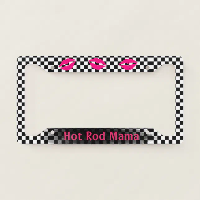 Hot Rod Mama License Plate Frame | Zazzle