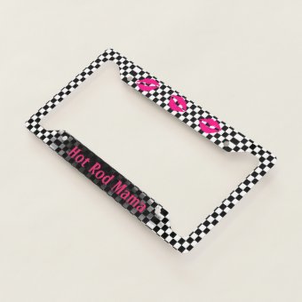 Hot Rod Mama License Plate Frame | Zazzle