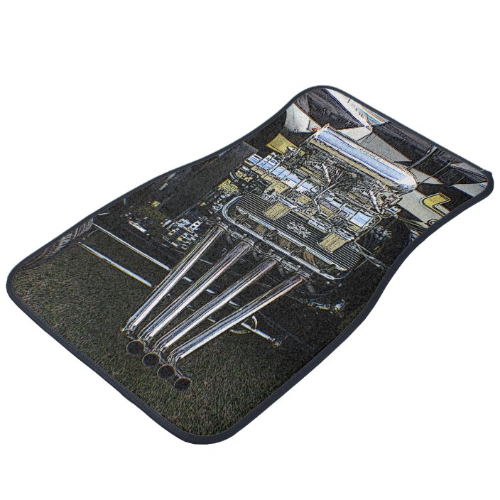 Hot Rod Motor Car Floor Mat | Zazzle.com