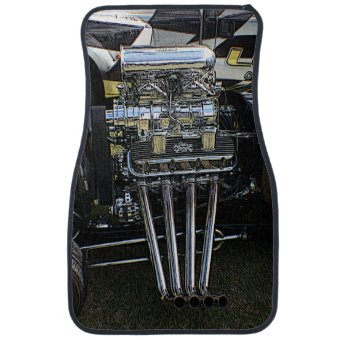 Hot Rod Motor Car Floor Mat | Zazzle
