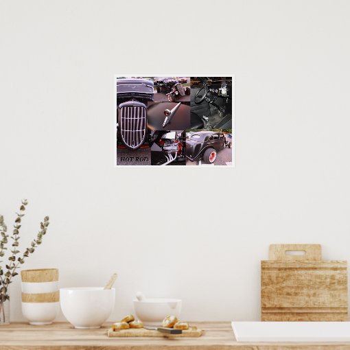 HOT ROD Print - Poster | Zazzle