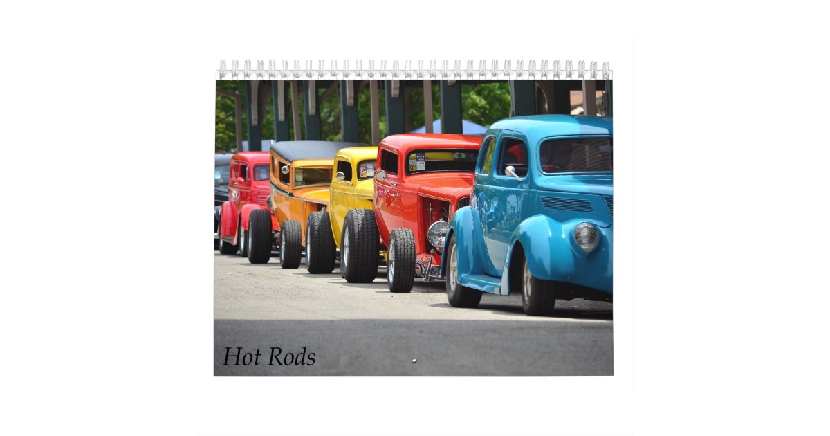 Hot Rods Calendar | Zazzle