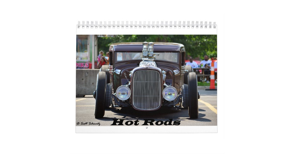 Hot Rods & Street Rods Calendar | Zazzle