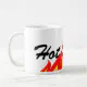 Hot stuff coffee mug with fire flames | Zazzle