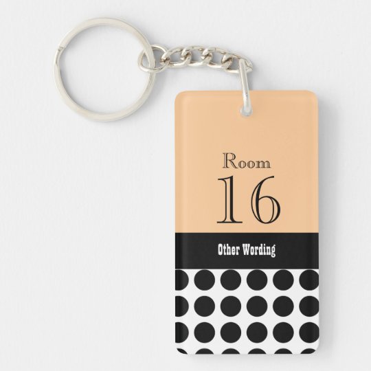 Hotel lodge resort room key (double sided) keychain | Zazzle.com