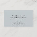 Hotel Motel Lodging Business Card | Zazzle