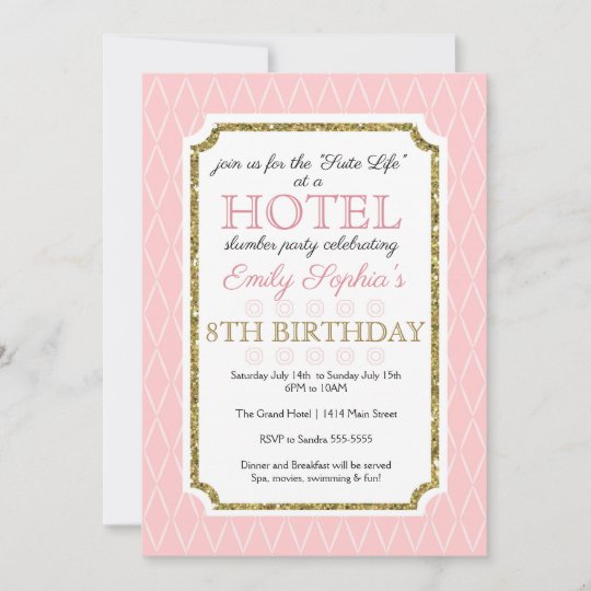 Hotel Party Invitation | Zazzle.com