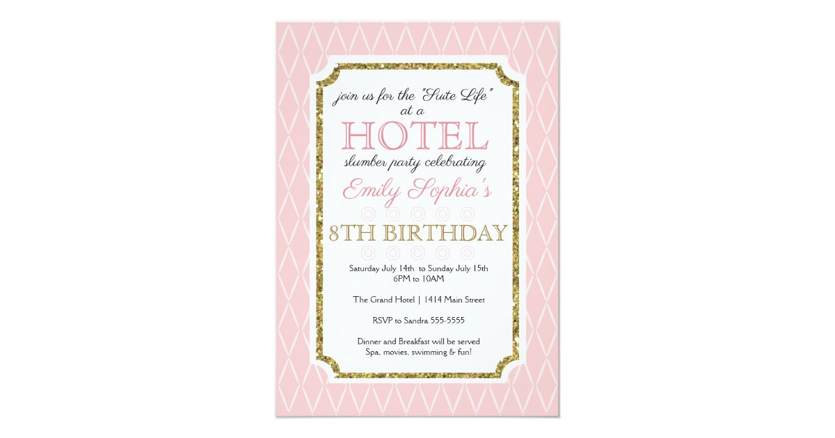 Hotel Party Invitation | Zazzle.com