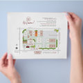 Hotel Property Map / Custom Design Flyer | Zazzle