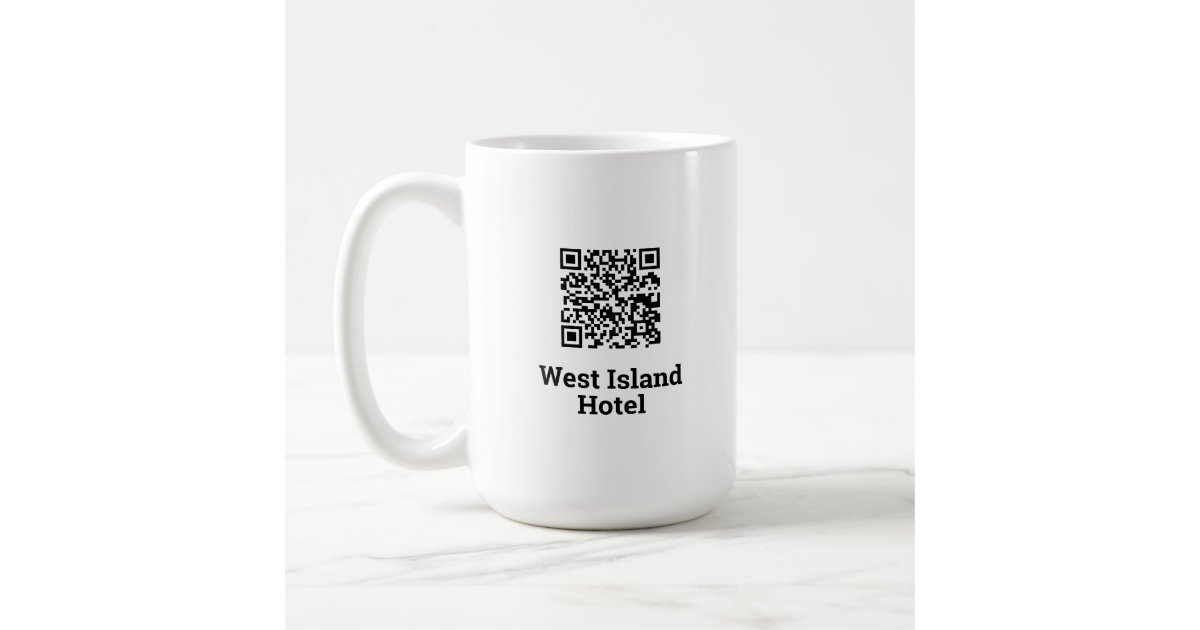 Hotel QR Code Design Coffee Mug | Zazzle