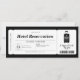 Hotel Reservation Staycation Voucher Certificate Invitation | Zazzle
