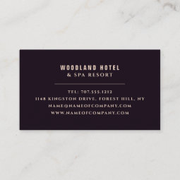 Hotel Room, Hotel Accommodation Business Card | Zazzle