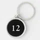 Hotel room keychains with customizable numbers | Zazzle