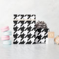 Houndstooth pattern wrapping paper | Zazzle