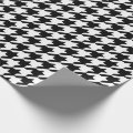 Houndstooth pattern wrapping paper | Zazzle