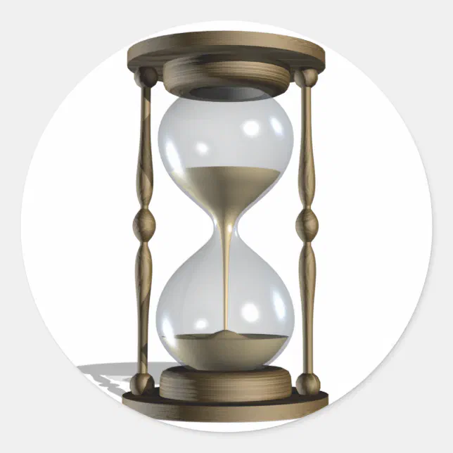 Hourglass Stickers | Zazzle