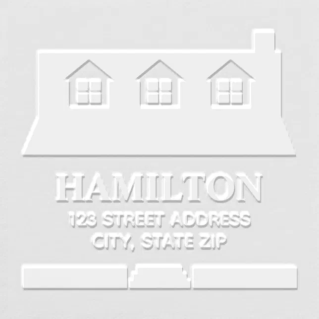 House Address Home Embosser | Zazzle