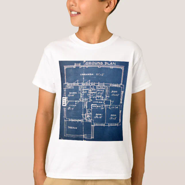 House Blueprints T-Shirt | Zazzle