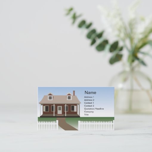 House - Business Business Card | Zazzle