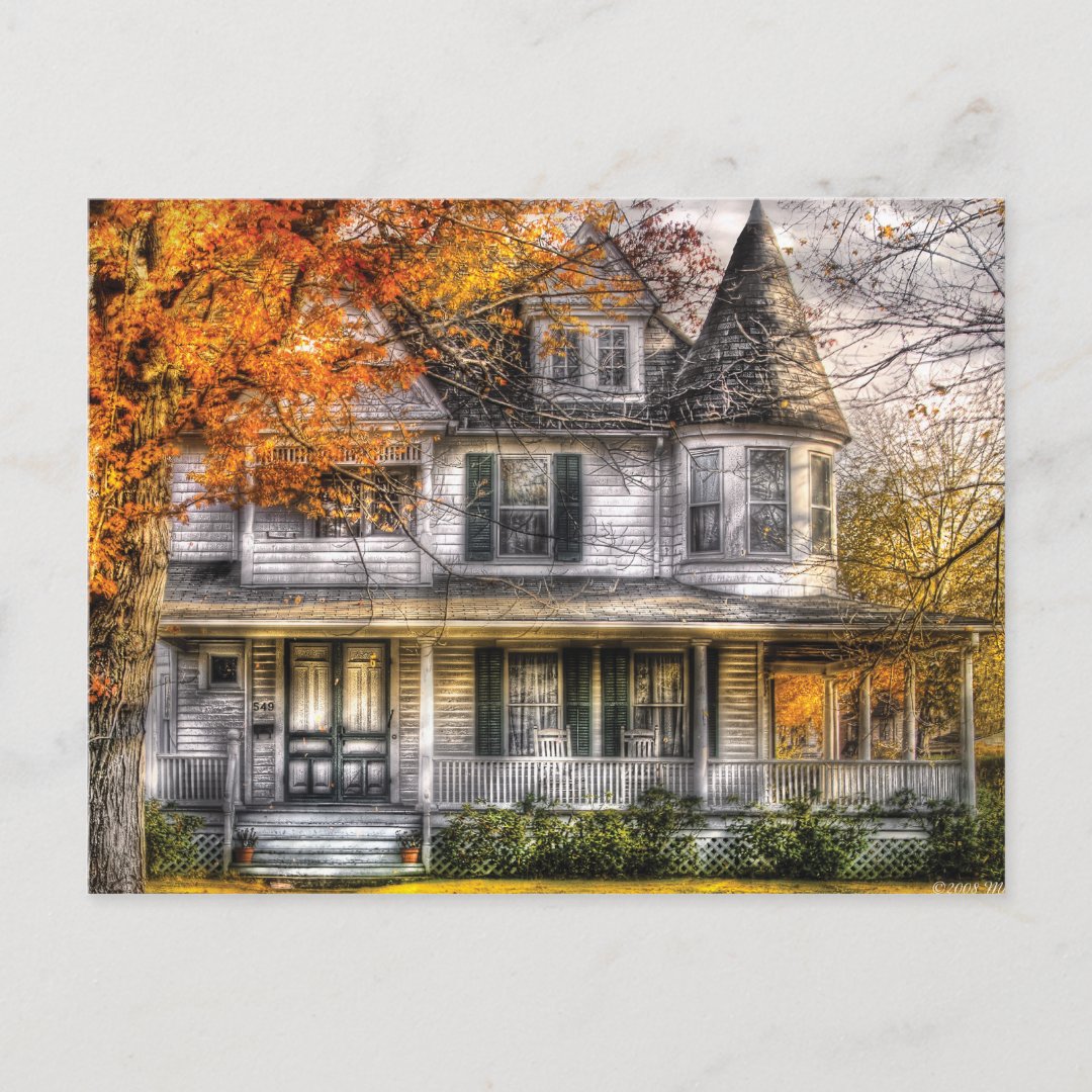 House - Classic Victorian Postcard | Zazzle