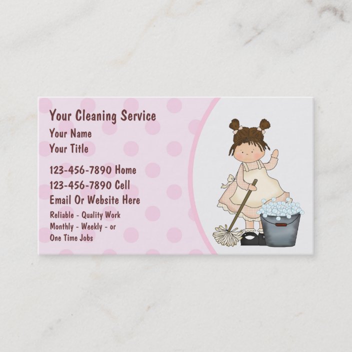 House Cleaning Business Cards Zazzle