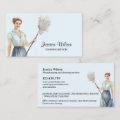 House Cleaning Housekeeping Retro Maid Service Business Card | Zazzle