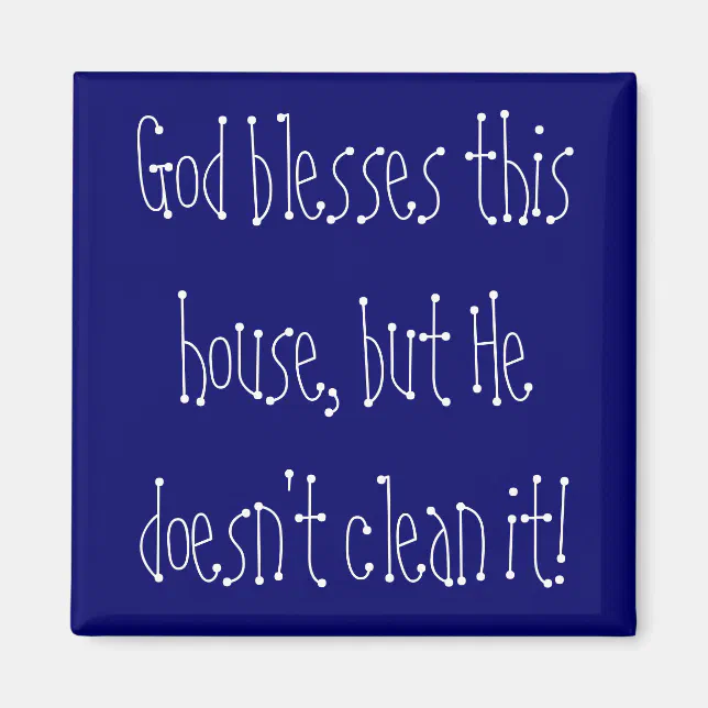 House cleaning magnet | Zazzle