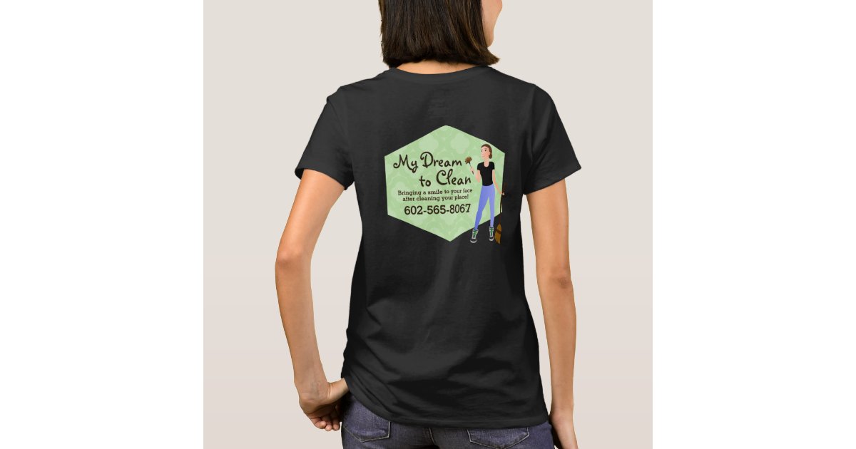 House cleaning service logo shirts | Zazzle