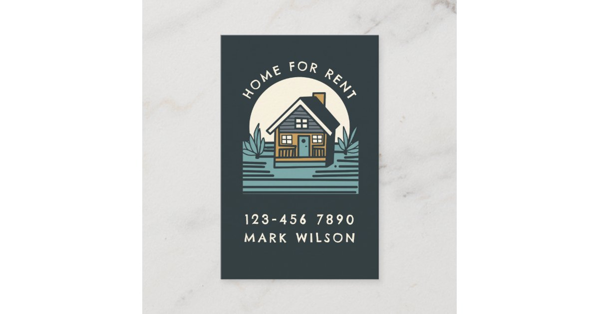 House for rent business card | Zazzle