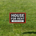 House For Rent Yard Sign | Zazzle