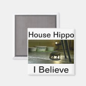 House Hippo Magnet | Zazzle
