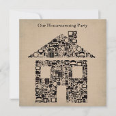 House Home Housewarming Moving Party Invitation | Zazzle