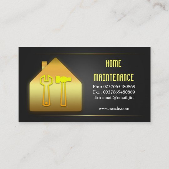 house home maintenance business cards | Zazzle.com
