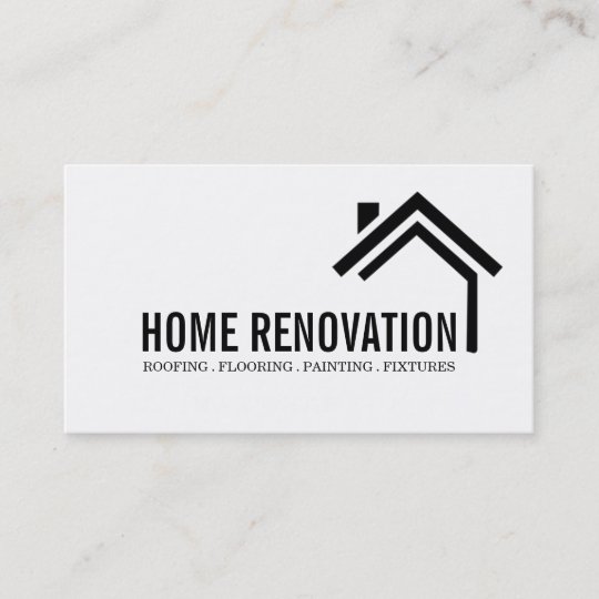 House Home Remodeling Renovation Construction Business Card | Zazzle.com