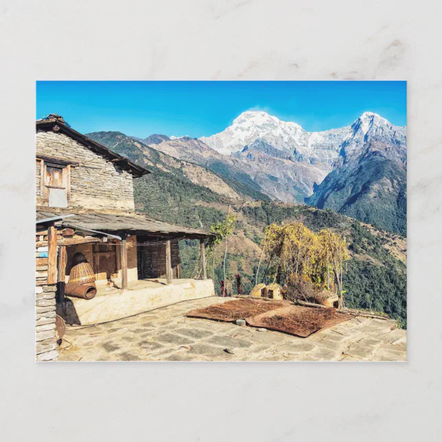 House in Nepal Postcard | Zazzle
