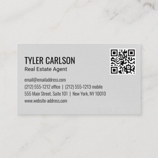 House Logo | QR Label Code Business Card | Zazzle