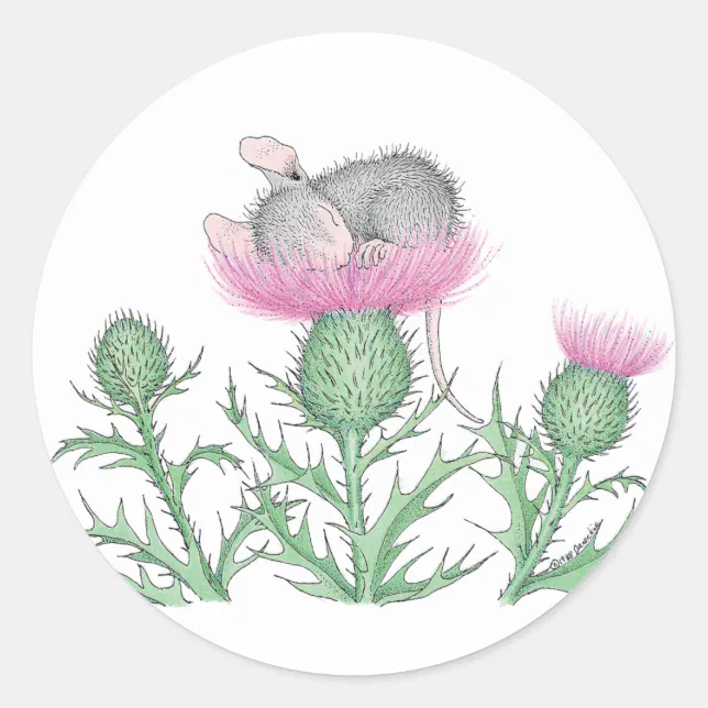 House-Mouse Designs® - Classic Round Sticker | Zazzle
