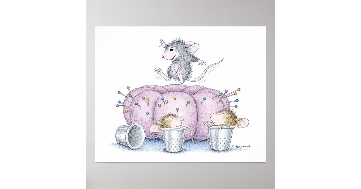 House-Mouse Designs® - Mouse Bounce Poster | Zazzle
