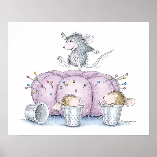 House-Mouse Designs® - Mouse Bounce Poster | Zazzle