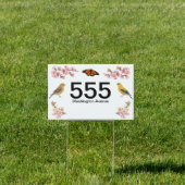 House Number Yard Sign | Zazzle