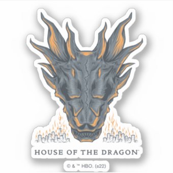 HOUSE OF THE DRAGON | Balerion Candle Altar Sticker | Zazzle